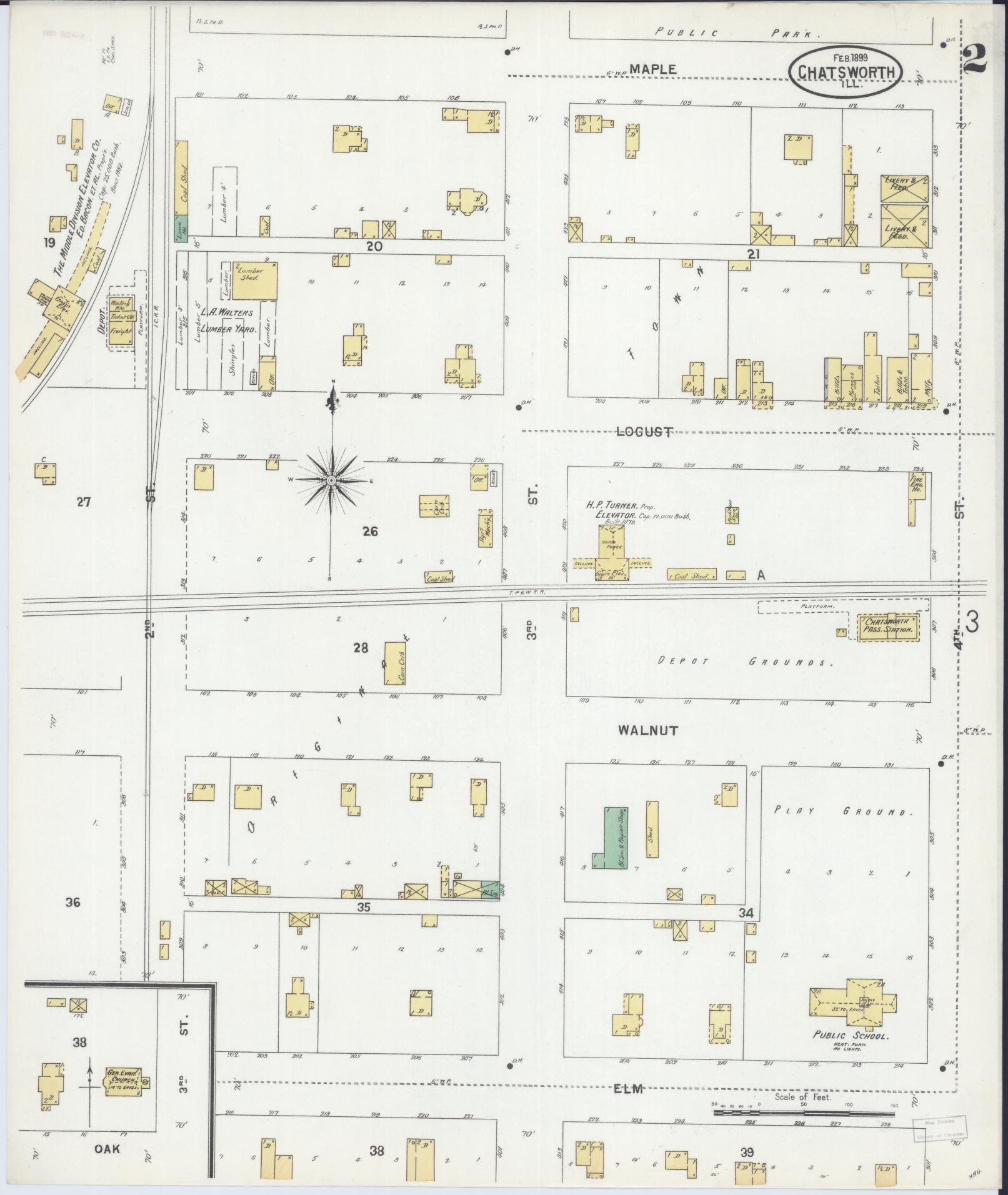 Sanborn Fire Insurance Map from Chatsworth, Livingston County, Illinois ...