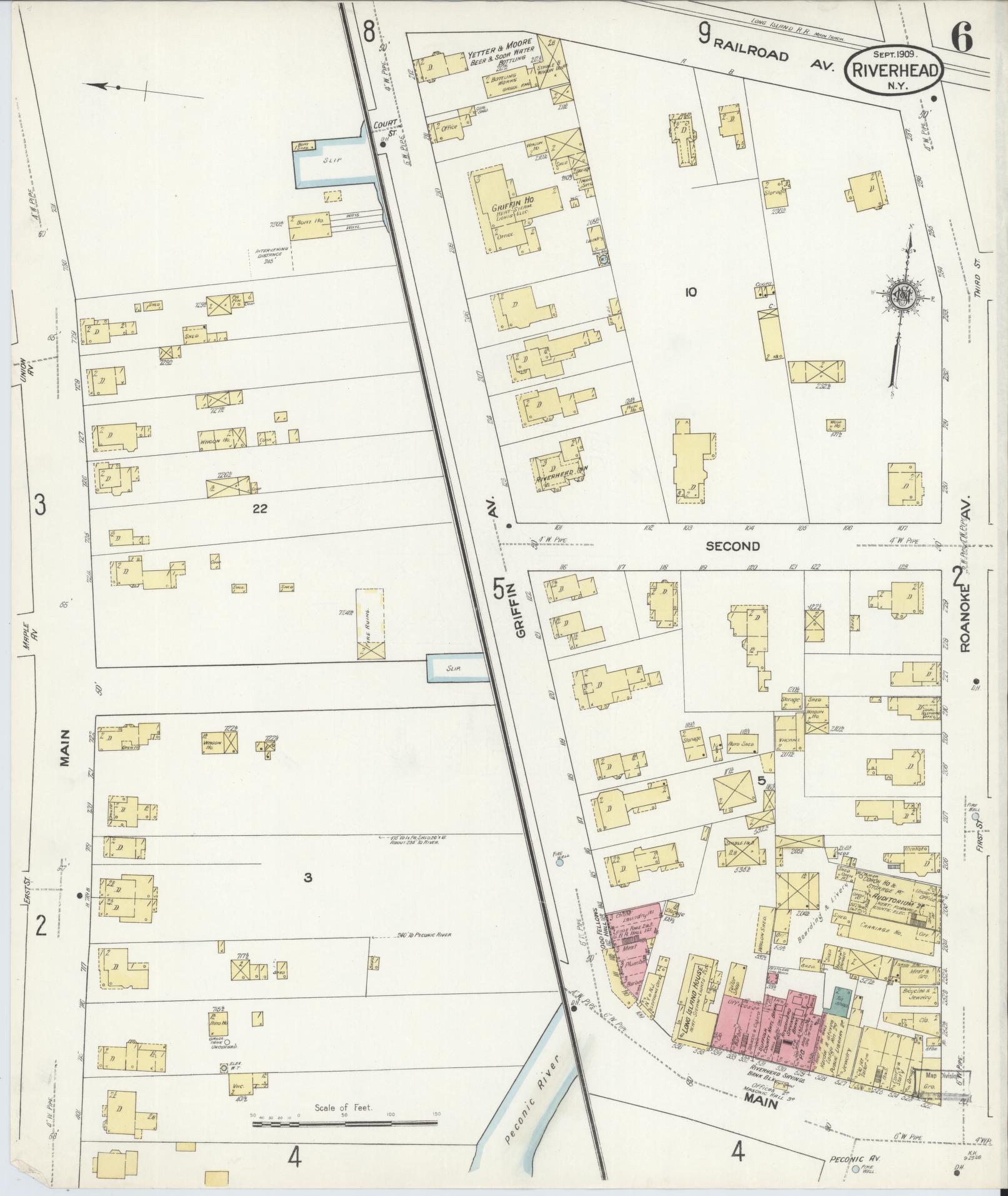 Sanborn Fire Insurance Map from Riverhead, Suffolk County, New York ...