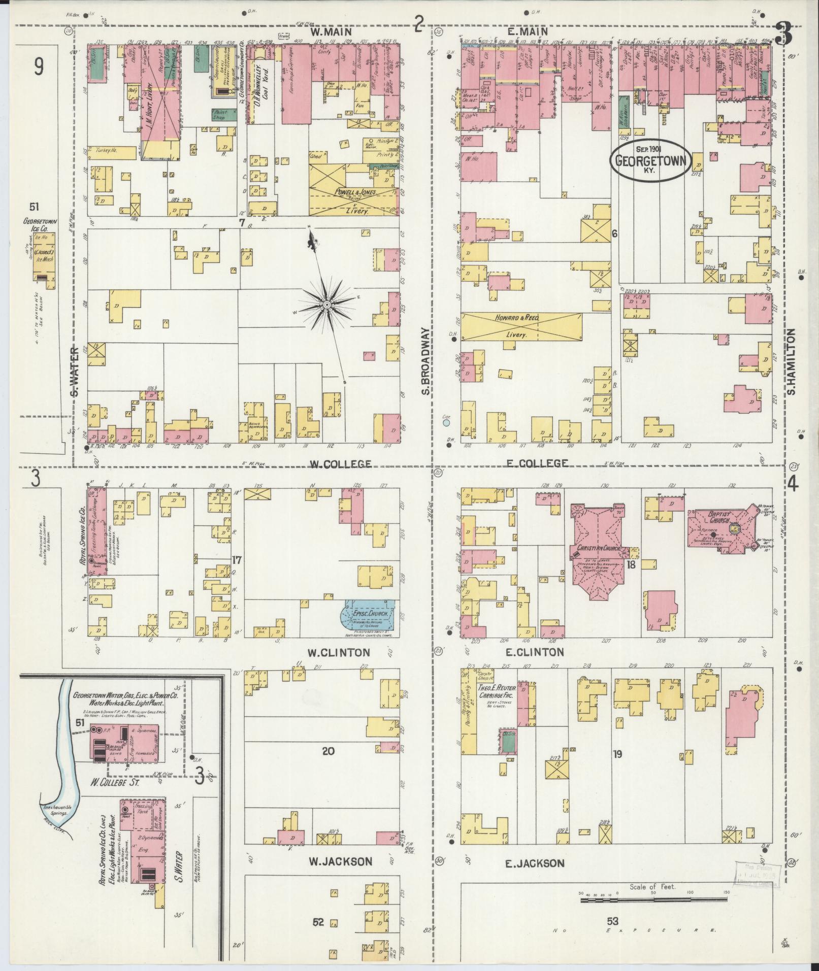 Sanborn Fire Insurance Map from Georgetown, Scott County, Kentucky ...