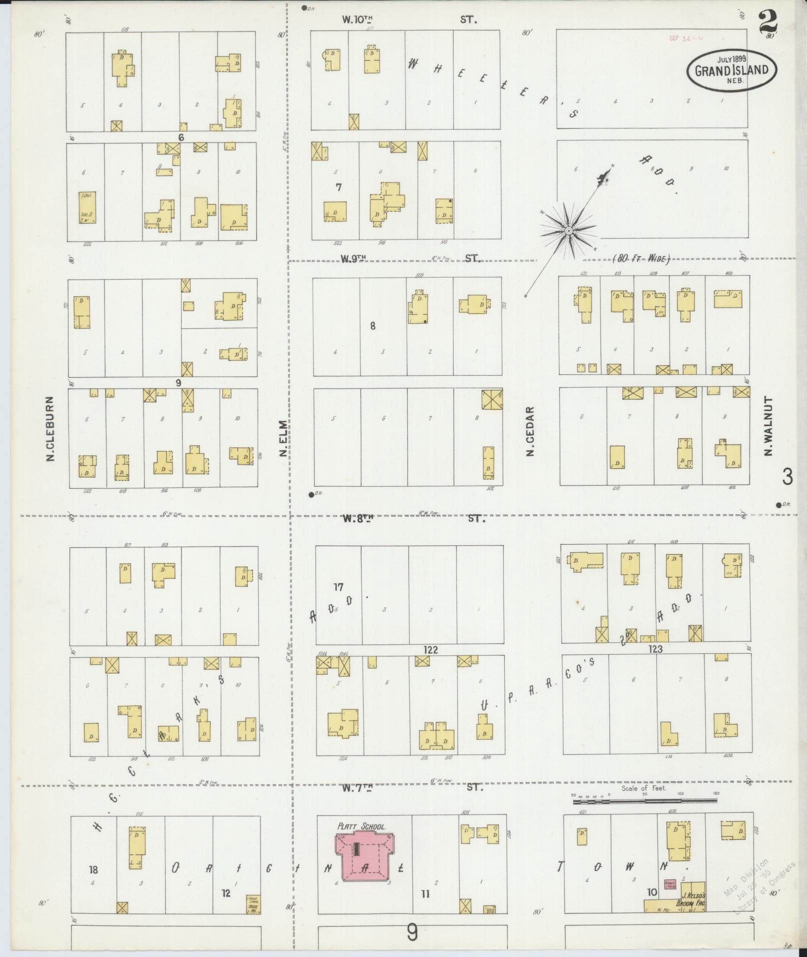 Sanborn Fire Insurance Map from Grand Island, Hall County, Nebraska ...
