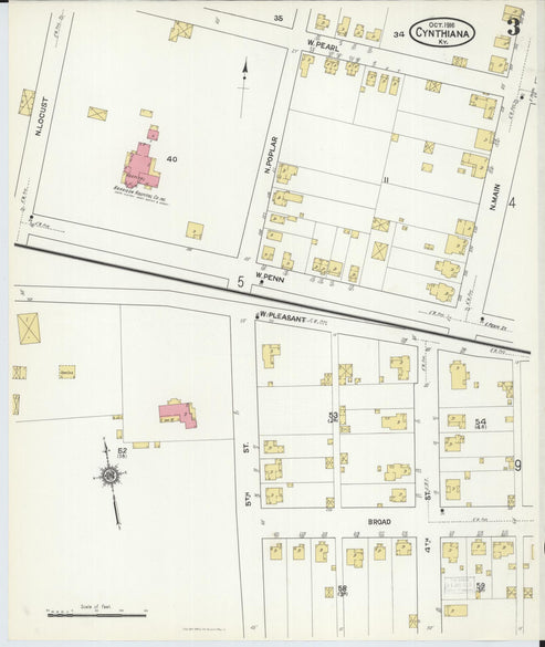 Sanborn Fire Insurance Map from Cynthiana, Harrison County, Kentucky ...