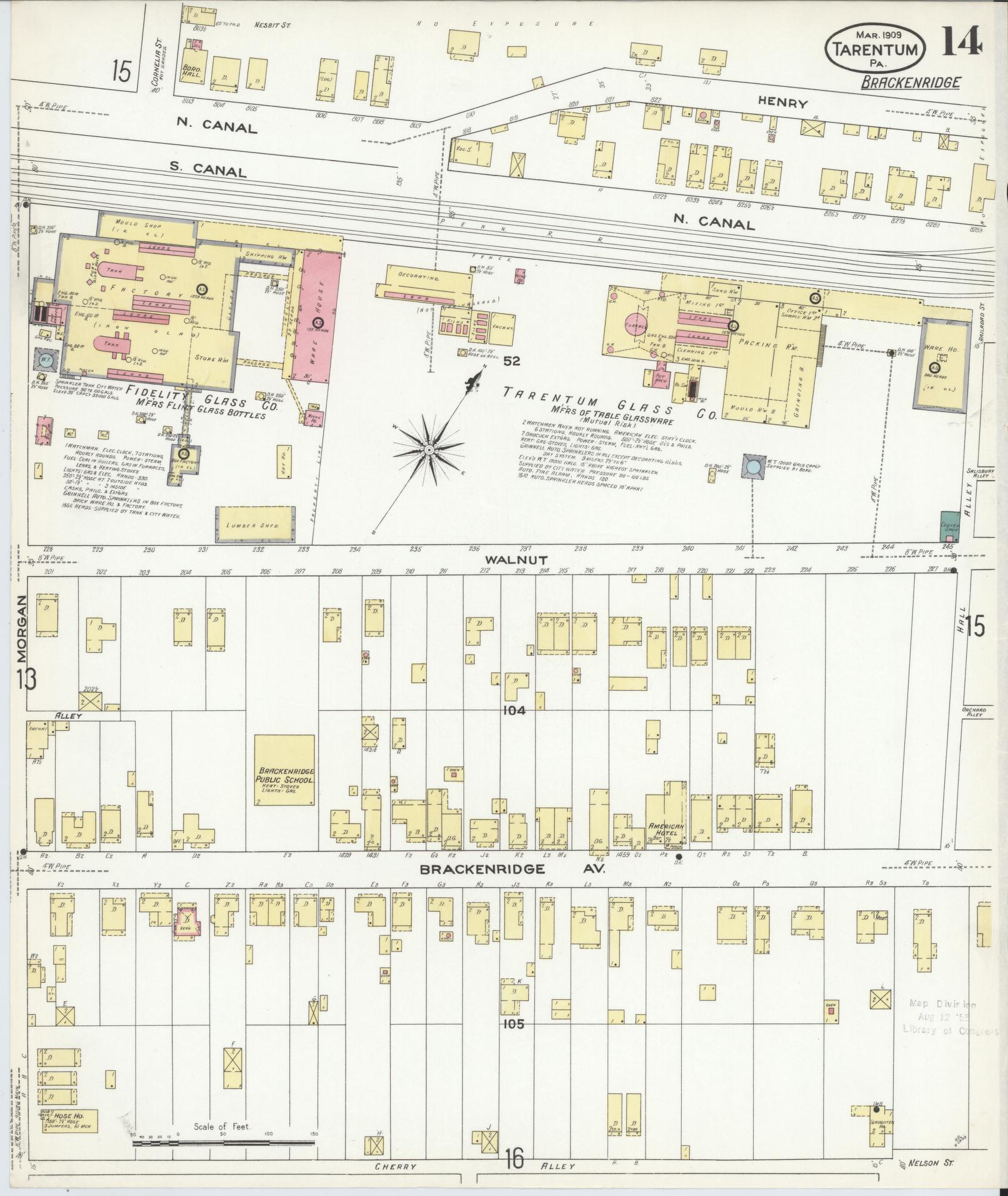 Sanborn Fire Insurance Map from Tarentum, Allegheny County ...