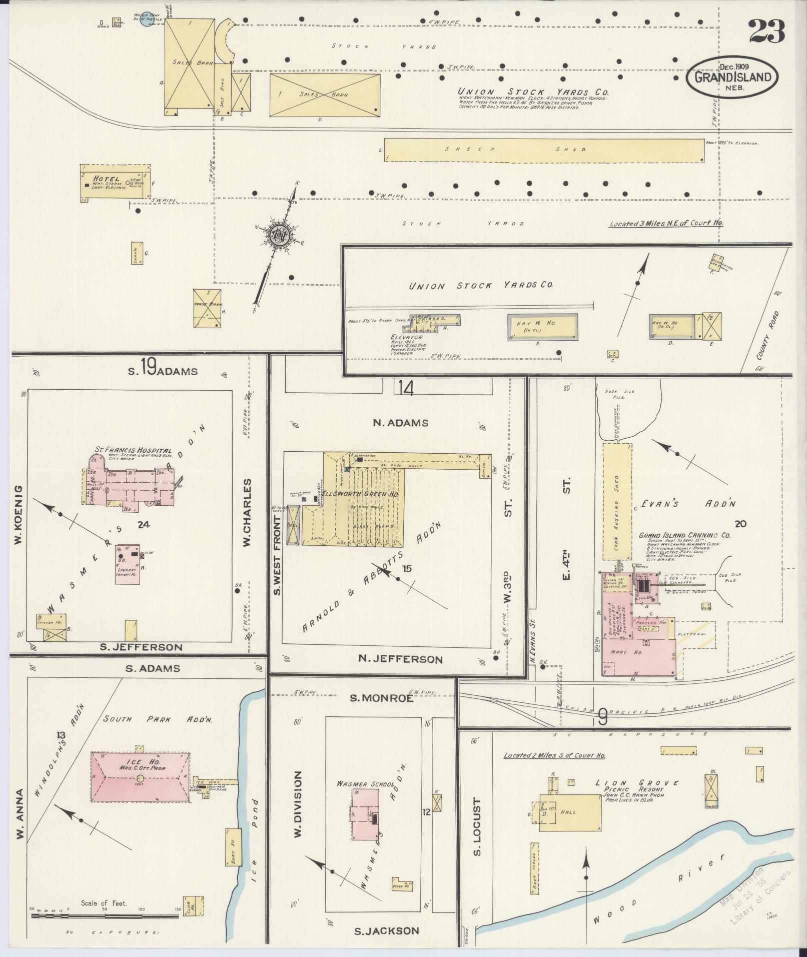 Sanborn Fire Insurance Map from Grand Island, Hall County, Nebraska ...