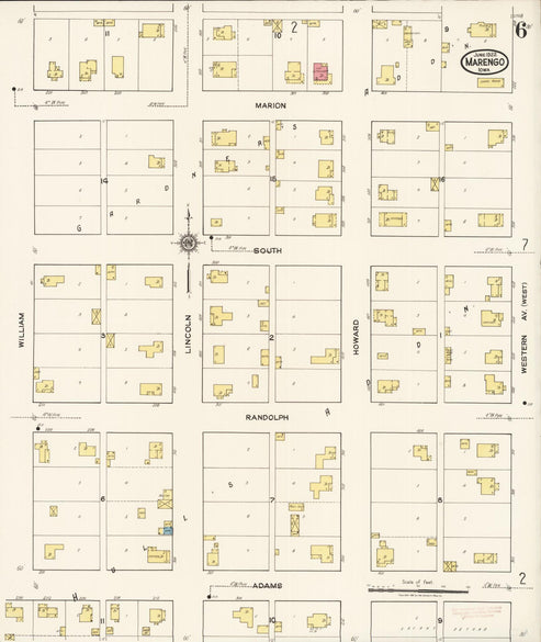 Sanborn Fire Insurance Map from Marengo, Iowa County, Iowa (1922 ...